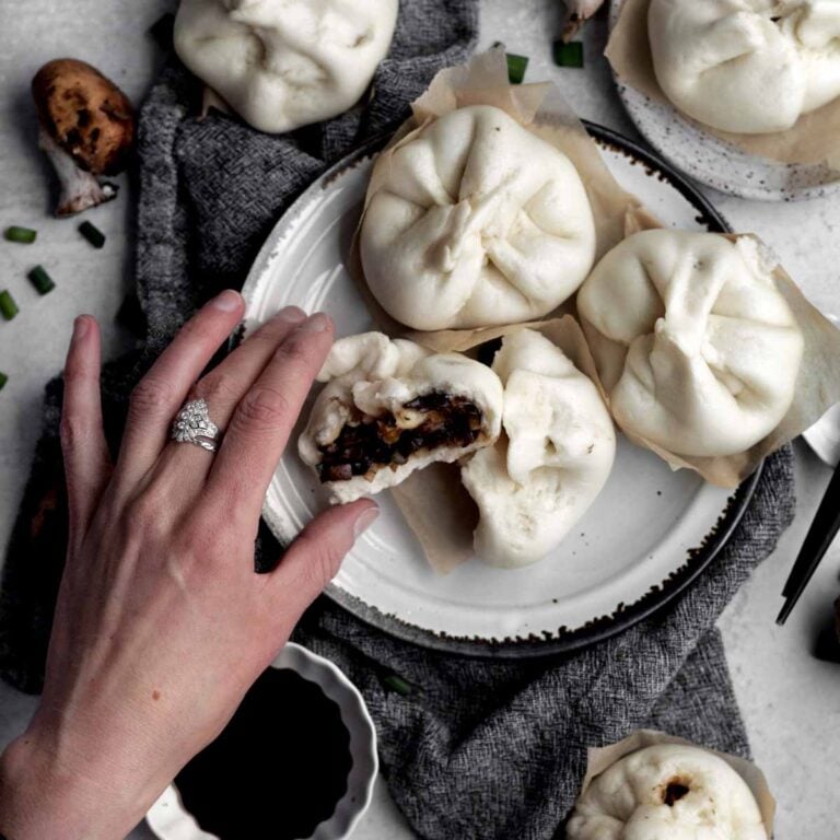Bao Buns with Mushrooms - Gluten Free Dishes by Lane & Grey Fare