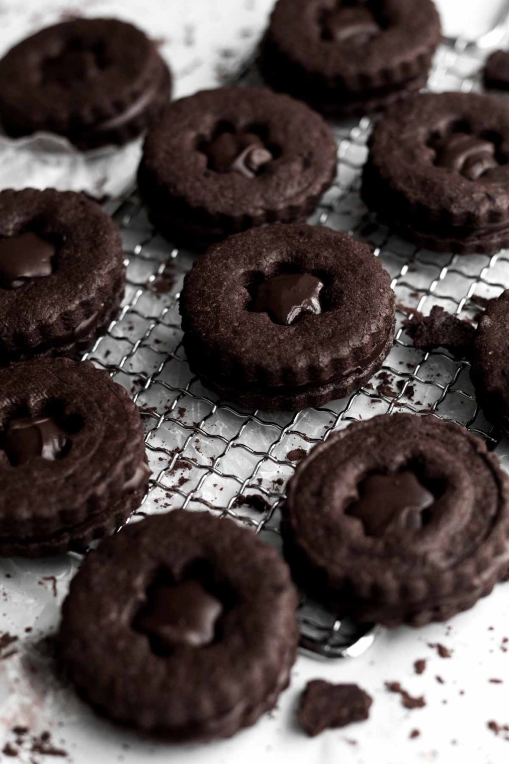 Double Chocolate Sandwich Cookies - Lane & Grey Fare