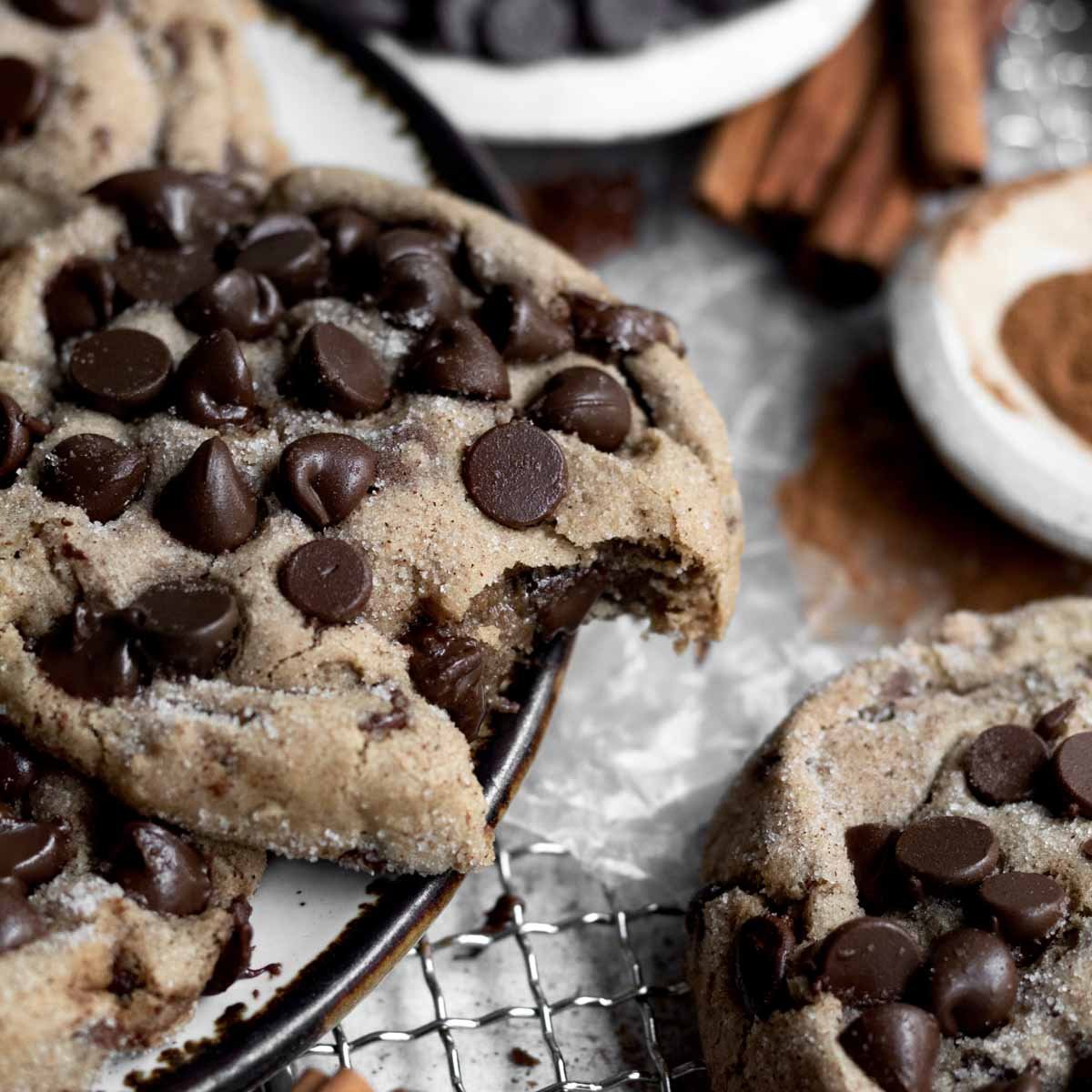 Cinnamon Chocolate Chip Cookies - Lane & Grey Fare