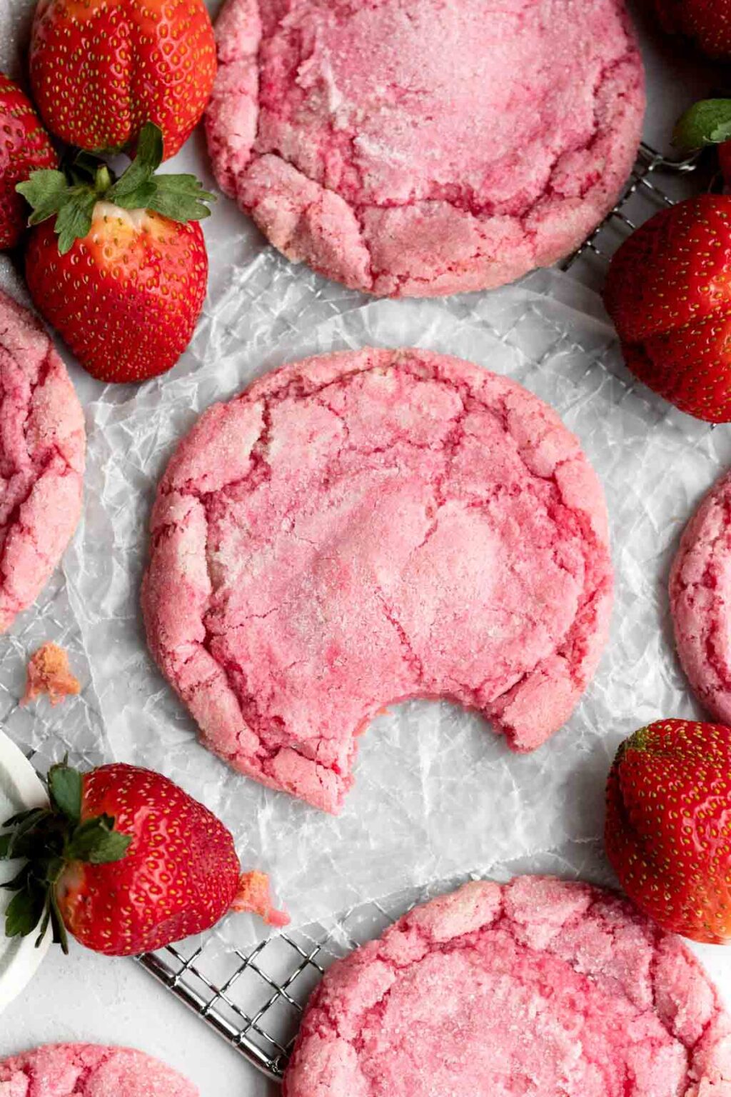 Strawberry Sugar Cookies - Lane & Grey Fare