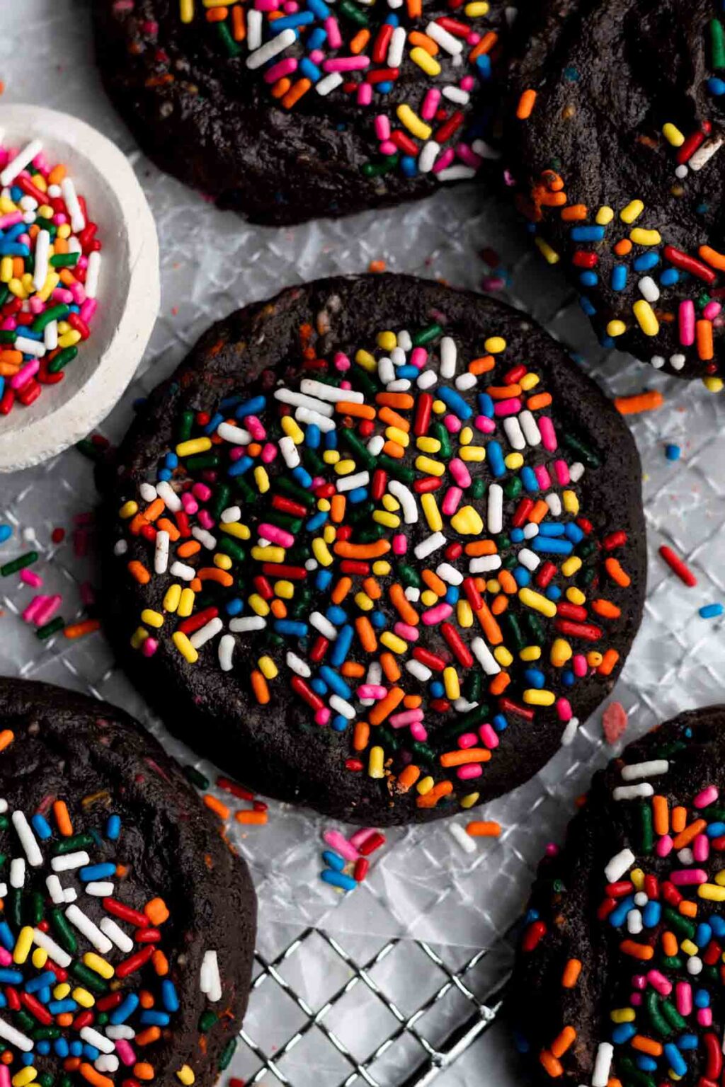 Chocolate Sprinkle Cookies - Lane & Grey Fare