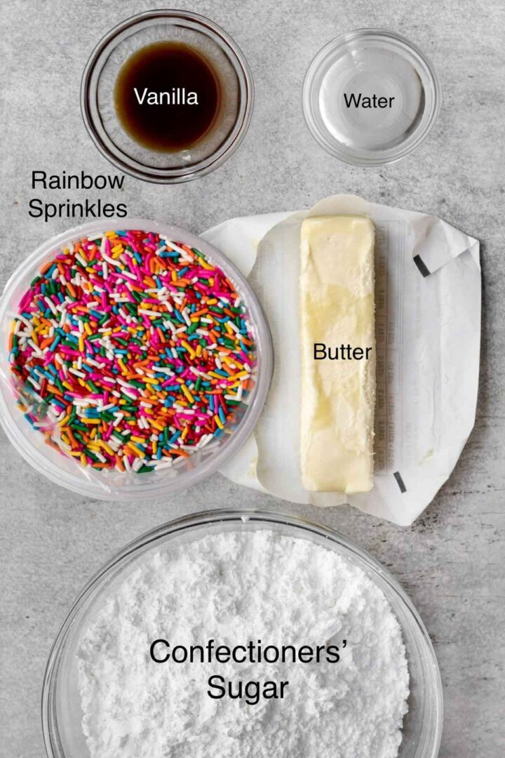 Funfetti Frosting - Lane & Grey Fare