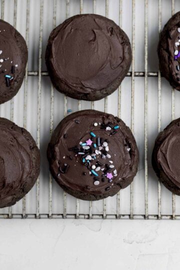 Frosted Chocolate Cookies - Lane & Grey Fare