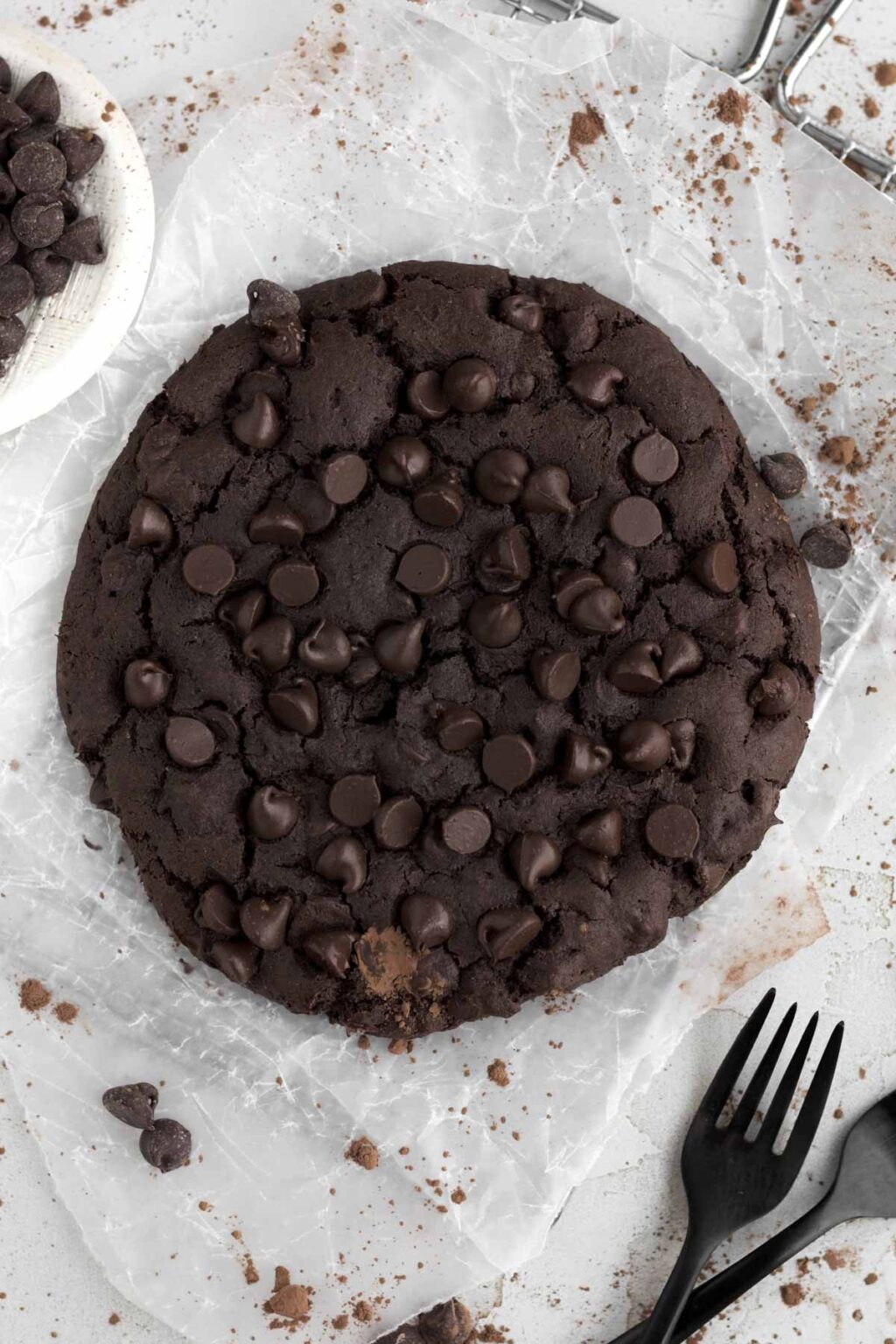 Giant Chocolate Cookie - Lane & Grey Fare