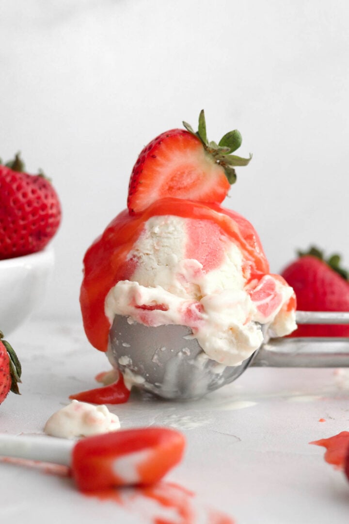 Strawberry Swirl Ice Cream - Lane & Grey Fare
